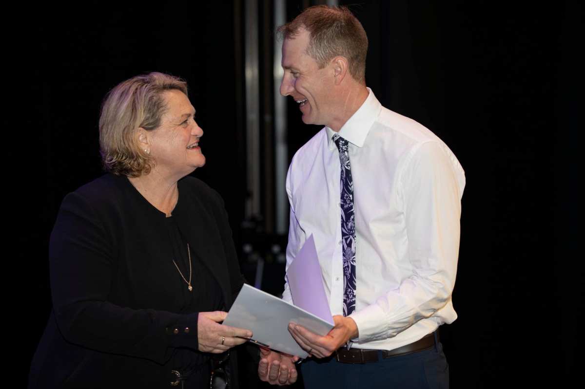 STEVE EDMONDS SERVICE RECOGNISED – WENDY TUCKERMAN